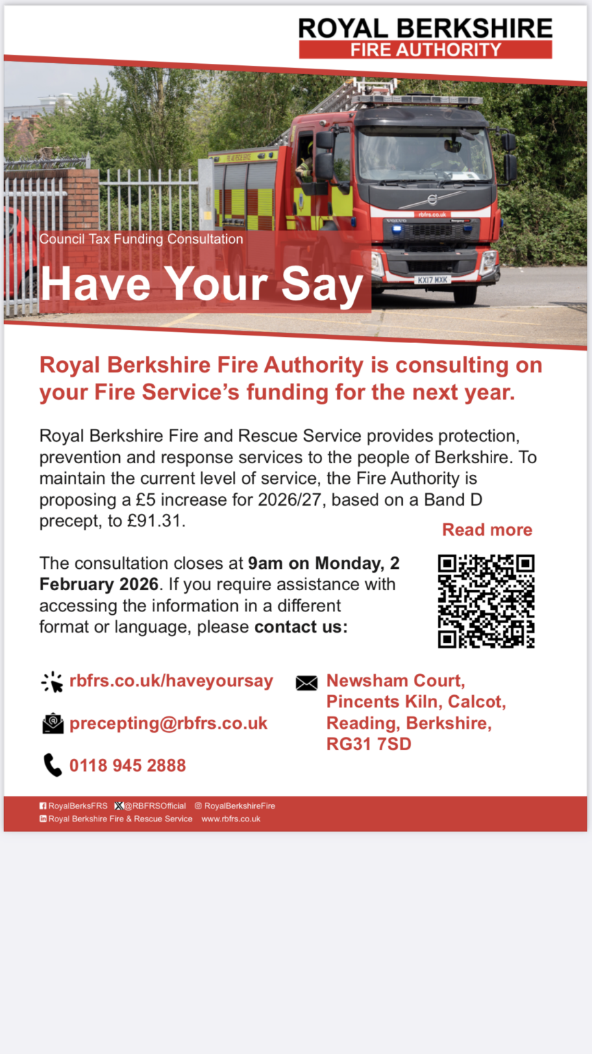 Royal Borough Fire Authority Consultation 26/27 - Sunningdale Parish ...